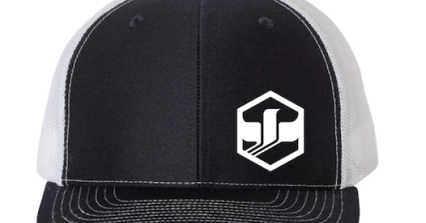 Richardson Adjustable Snapback Cap Black/White