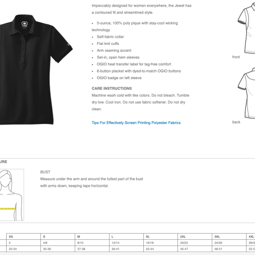 Ladies Apparel